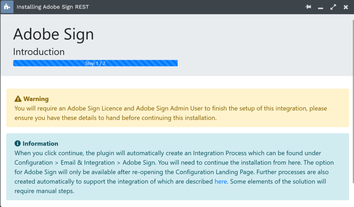 Installing the Integration | Workbooks CRM Support