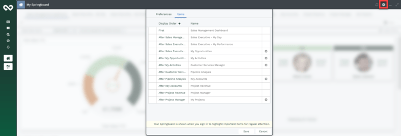 Springboard | Workbooks CRM Support