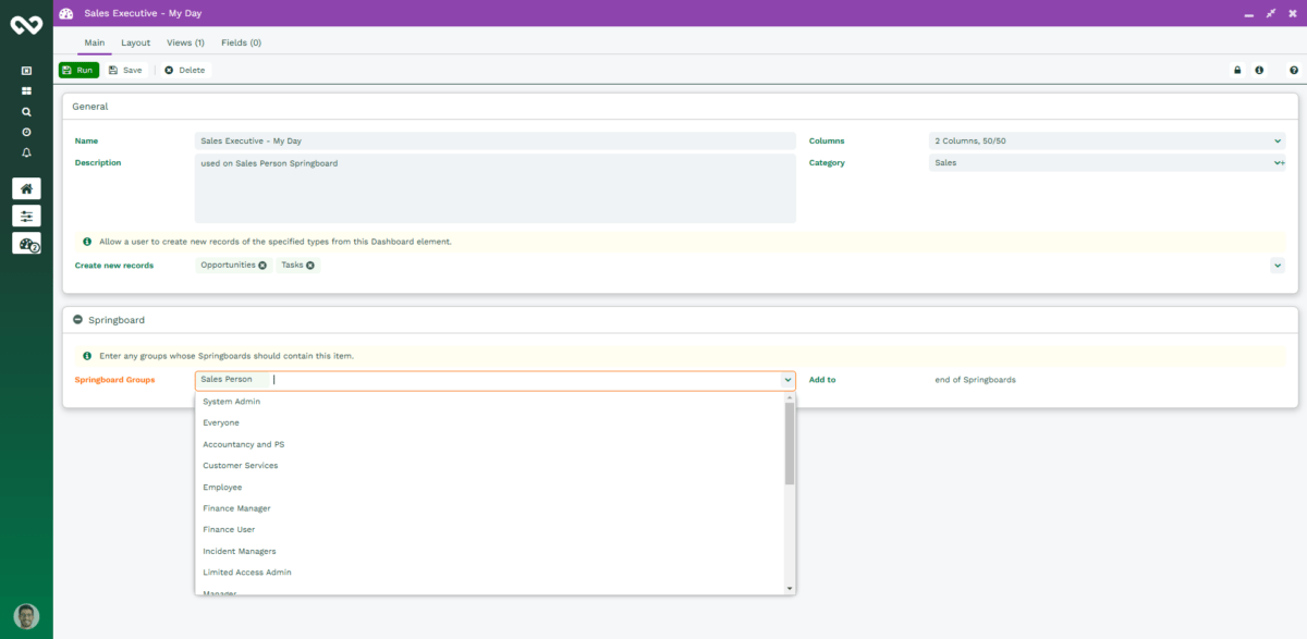 Springboard | Workbooks CRM Support