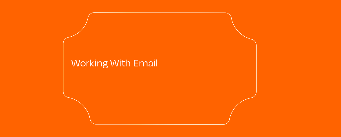 Working With Email - Workbooks