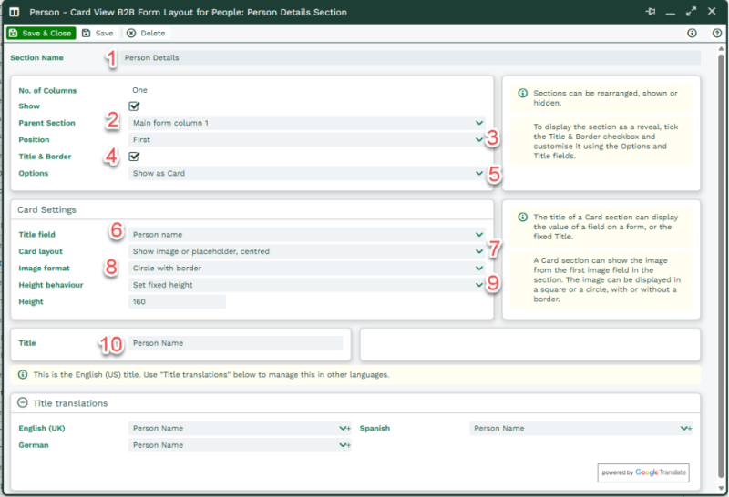 Setting Up Card Views | Workbooks CRM Support